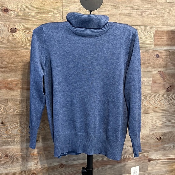 Sweaters | Nwt Retrology Denim Blue Colored Soft Sweater With ...